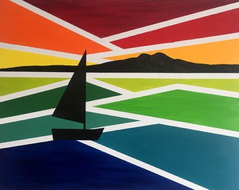 Painting Abstracts Using Shapes